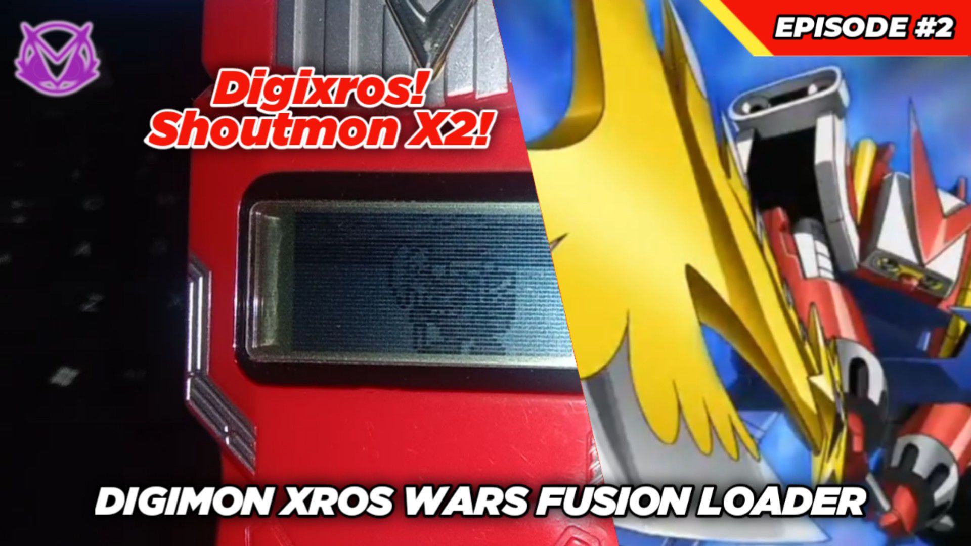 Digixros! Shoutmon X2! Digimon Xros Wars Fusion Loader Episode 2 - BiliBili