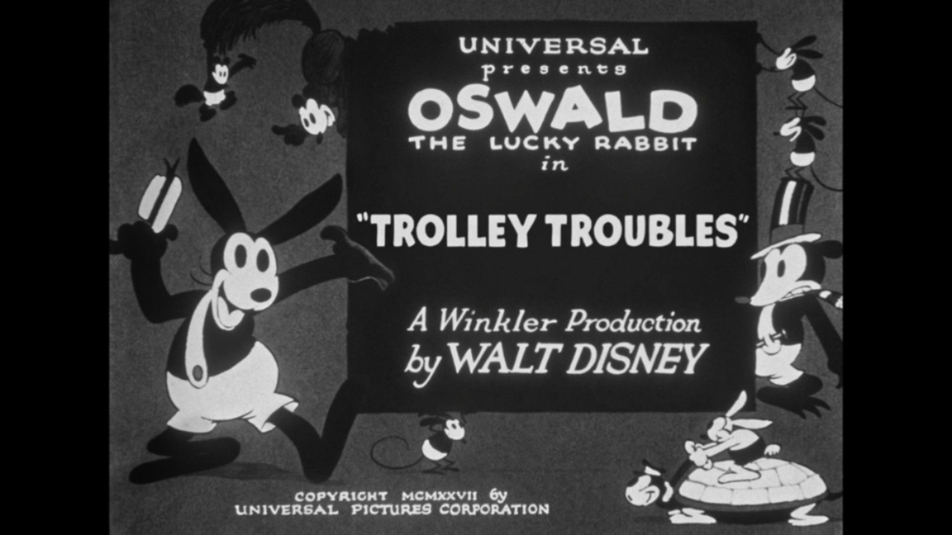 Trolley Troubles (1927)|Oswald the Lucky Rabbit/Oswald Rabbit Series ...