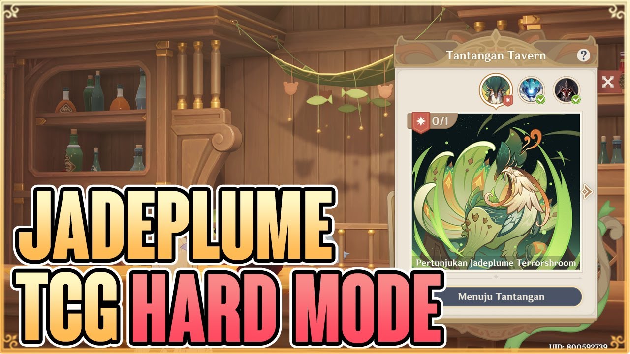 TCG HARD MODE JADEPLUME TERRORSHROOM - GENSHIN IMPACT - BiliBili