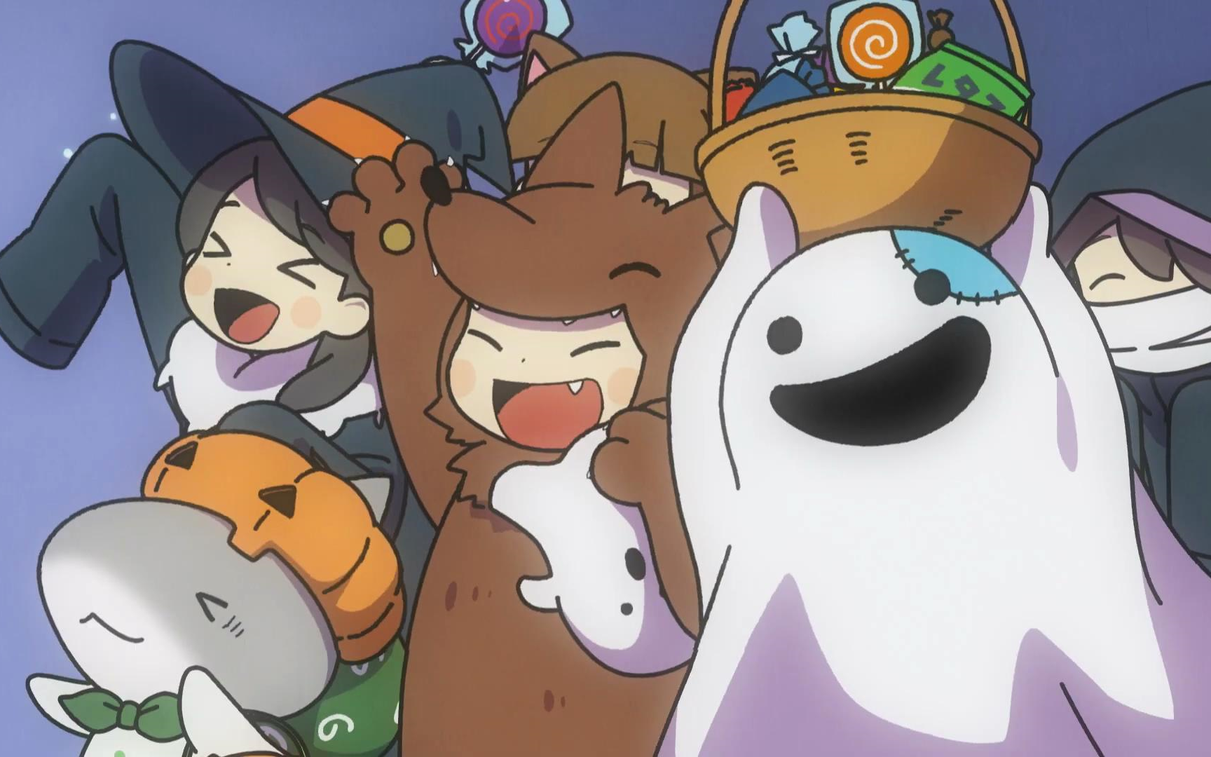 [ Halloween / Instant Noodle Anime / Kana Hanazawa ] Little Shark Goes ...