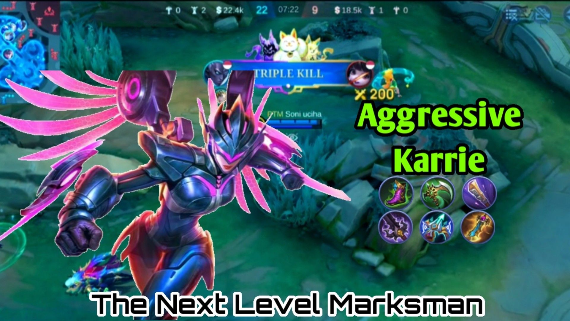 Karrie Super Aggressive Moment | MLBB MOBILE LEGEND - BiliBili