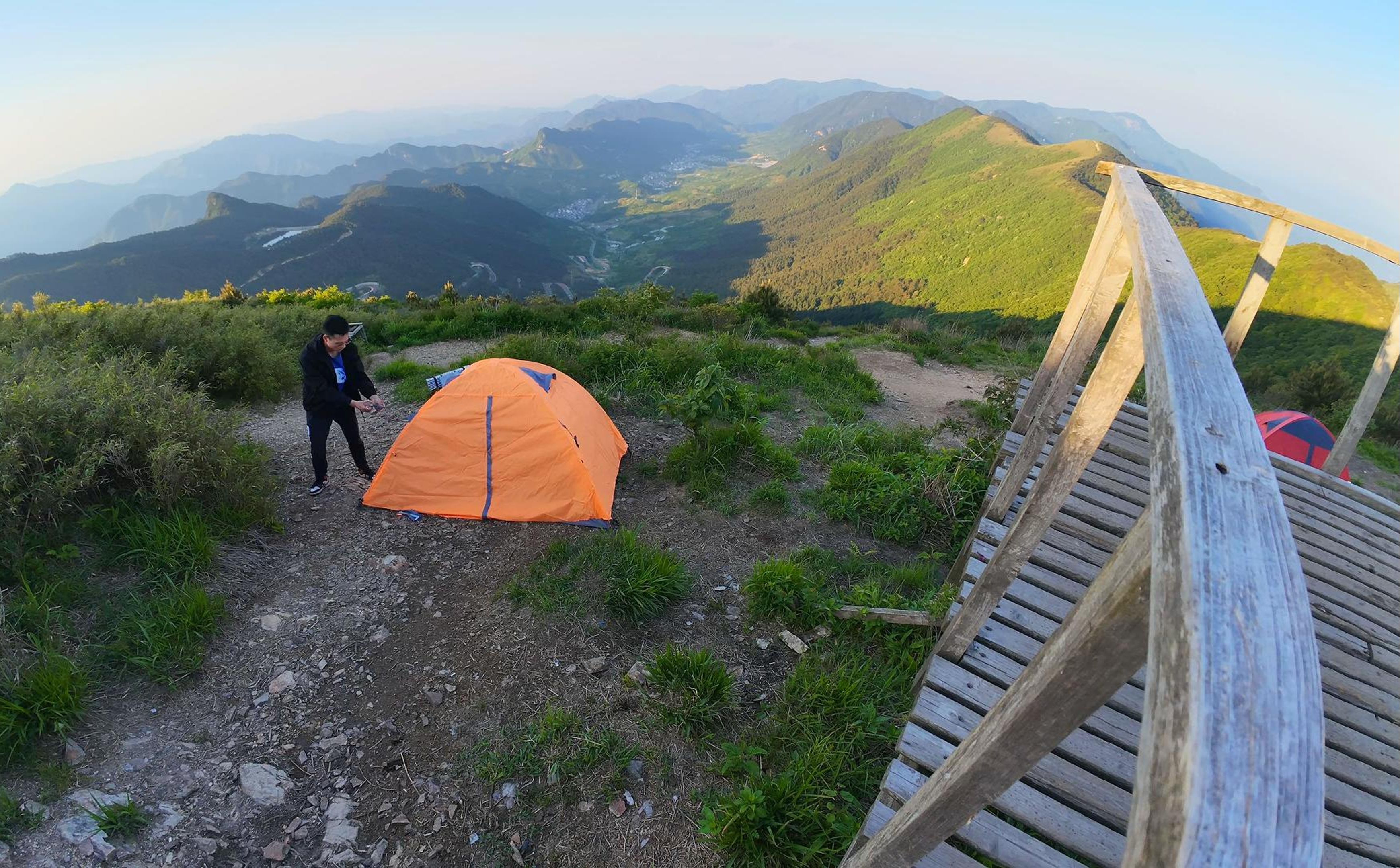 Weekend escape from the city’s hustle: solo camping on a 1,558-meter ...