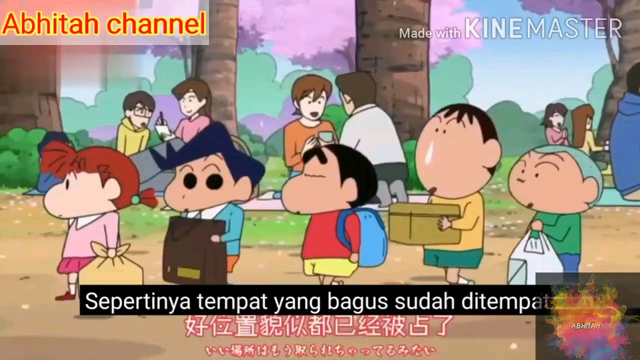 Crayon Shinchan - Hanami Pasukan Kasukabe (Sub Indo) - BiliBili