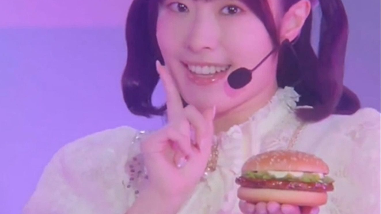 “Compared to burgers, I like you more?” — Japan McDonald’s x AiScReam ...