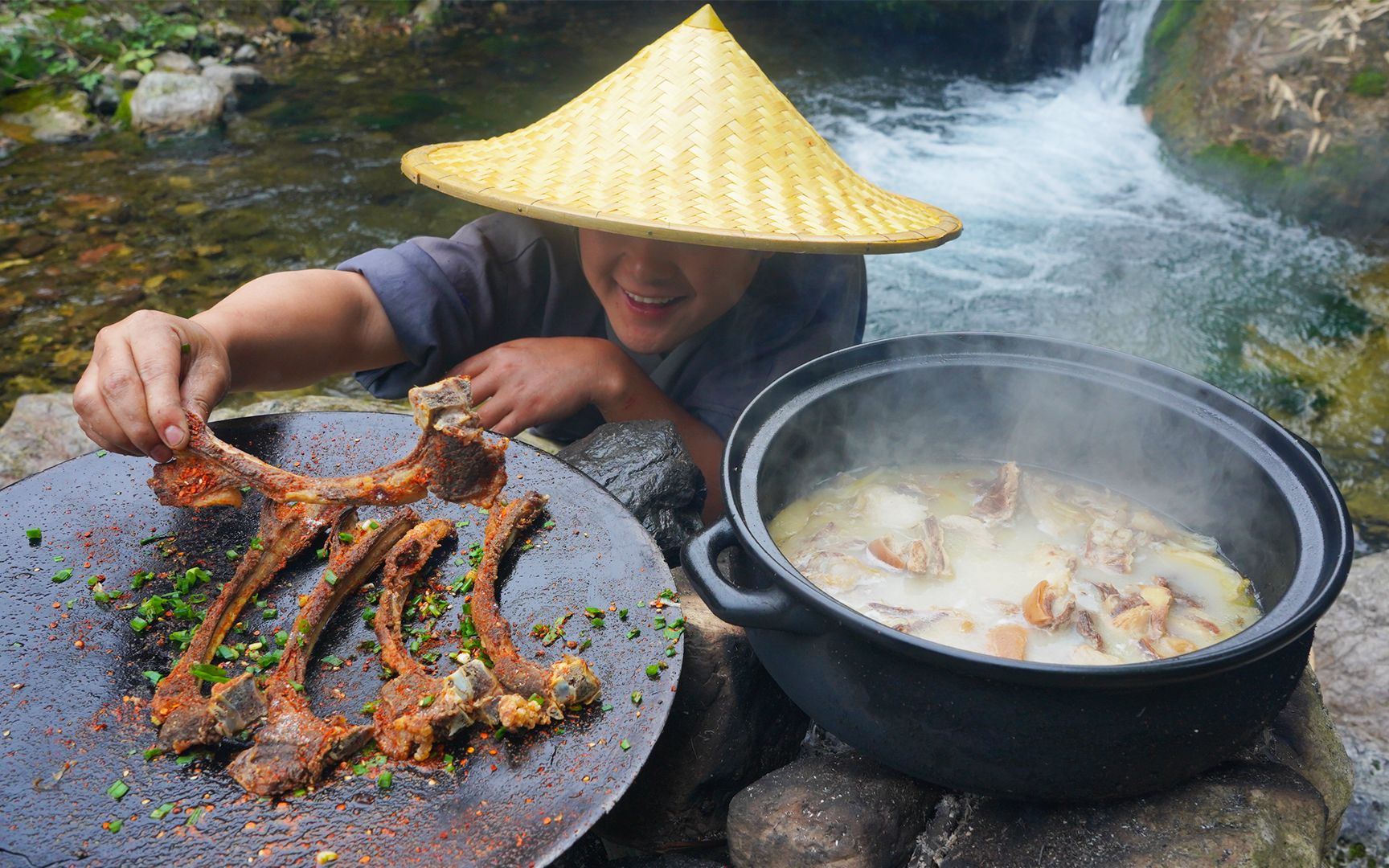 Two ways to enjoy a rack of lamb: Simmer a pot of clear lamb soup and ...