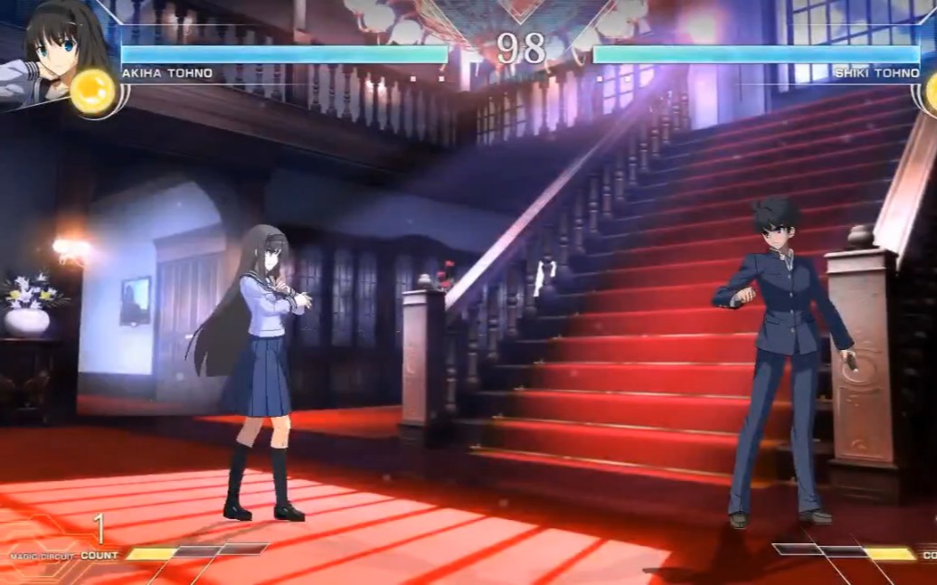 [Melty Blood] Type Lumina Miss Lumina Gameplay Demo - BiliBili